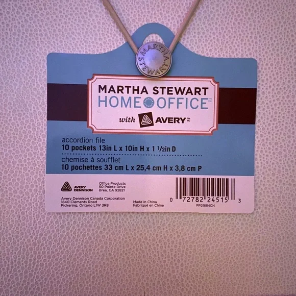 Avery Template Martha Stewart DIY Office Organization With Martha